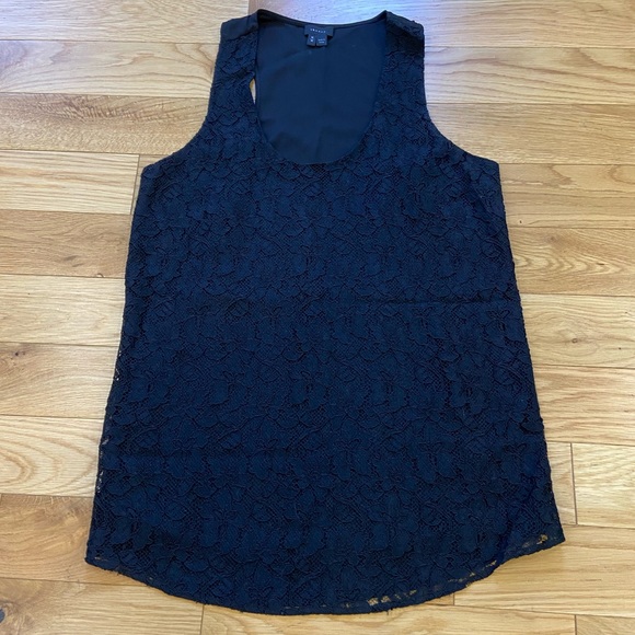Theory | Tops | Theory Lace Front Tank | Poshmark